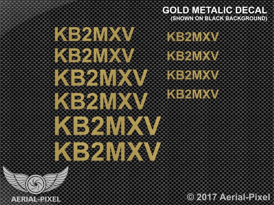 HAM Radio / Amateur Radio Call Sign Decals for Equipment and Windows | eBay