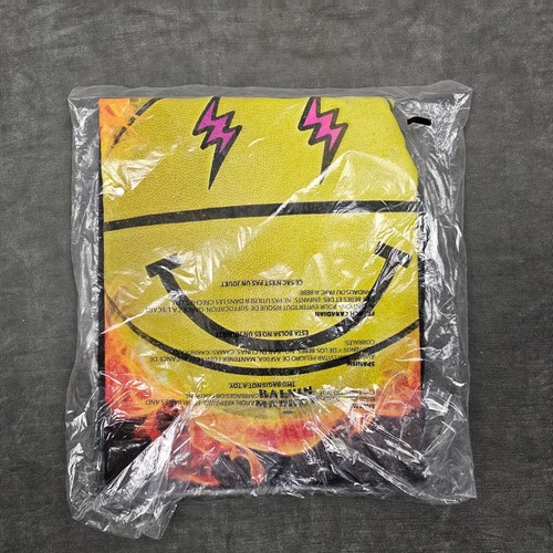 J. Balvin x Market Shirt Men L Large Black Electro Smiley Face ...