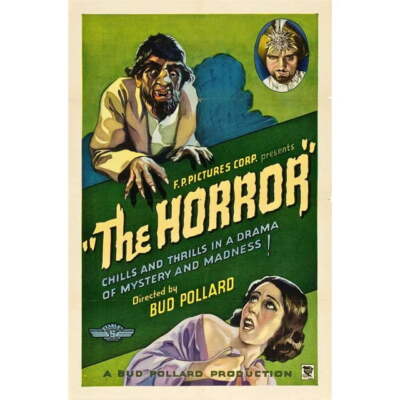 The Horror Movie Poster Print 17 X 12 Reproduction | eBay