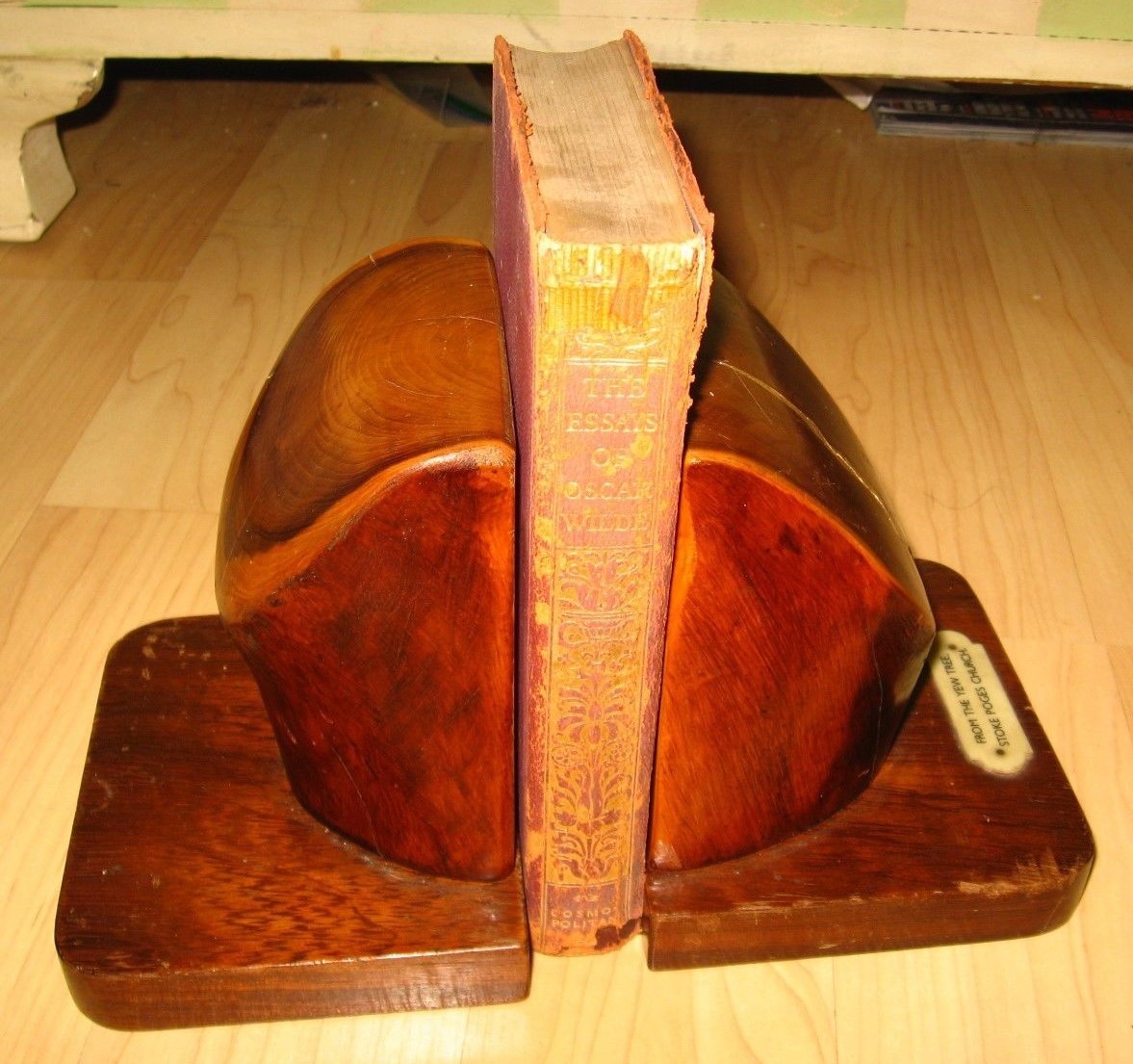 Stoke Poges Church Bookends - Vintage From The Yew Tree Wood England ...