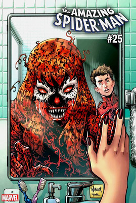 AMAZING SPIDER-MAN #25 TODD NAUCK CARNAGIZED VARIANT 2019 MARVEL COMICS ...
