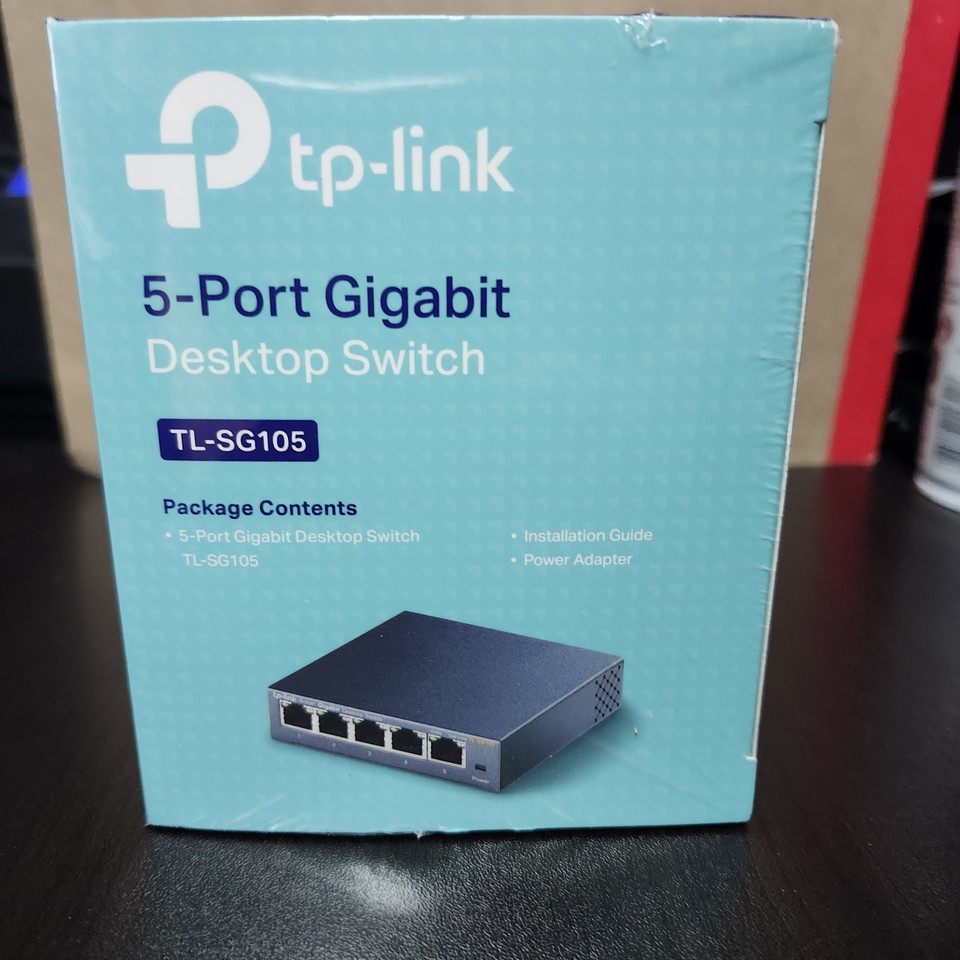 NIB TP-LINK 5-Port Gigabit Desktop Gigabit Ethernet Switch (TL-SG105 ...