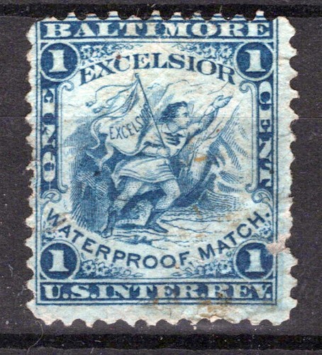 US Revenue Stamps Match & Medicine RO83b Excelsior, Baltimore ZAYIX ...