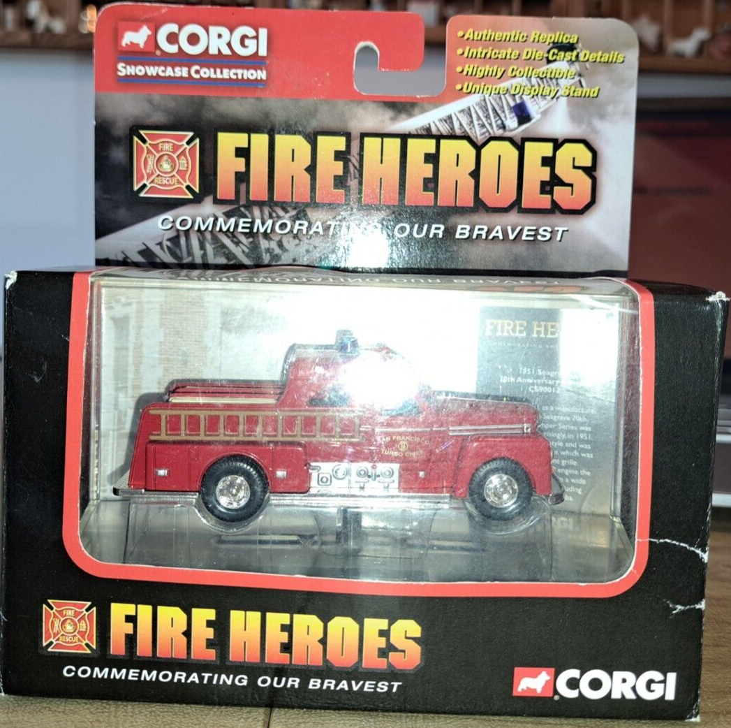 Corgi Fire Heroes 1951 Seagrave 70th Aniv Pumper CS90056 Diecast ALL ...