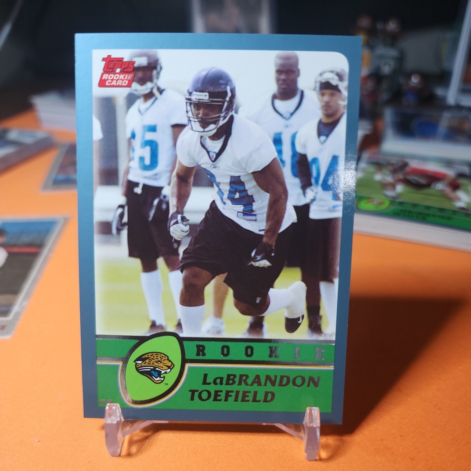 2003 Topps LaBrandon Toefield Jacksonville Jaguars Rookie Card #353 | eBay