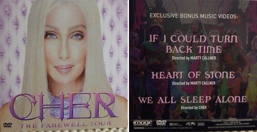 Cher - The Farewell Tour Plus Bonus Exclusive Music Videos (DVD 219 ...