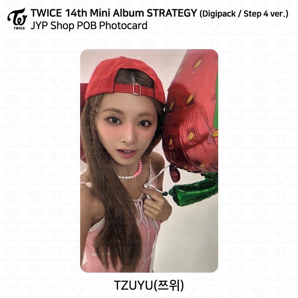 TWICE 14th Mini Album STRATEGY JYP Shop POB Photocard Step 1,2,3,4 Ver ...