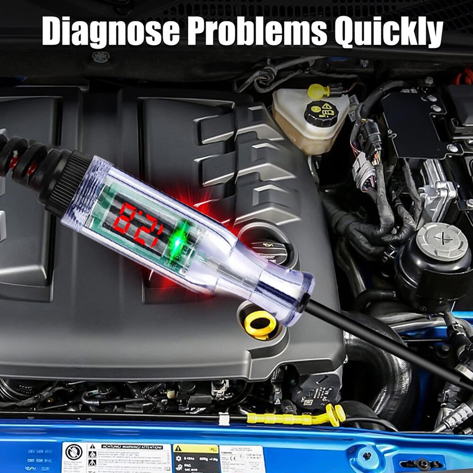 12V Circuit Tester Probe 3-24v Electric Car Fuse Test Light Voltage Pen ...