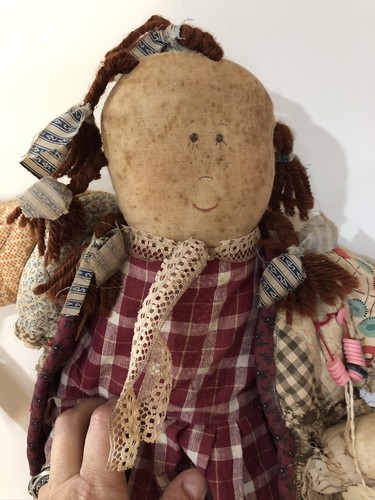 Vintage Doll By Carole Taylor-Ragg Doll-Primitive- Rustic-Farmhouse ...