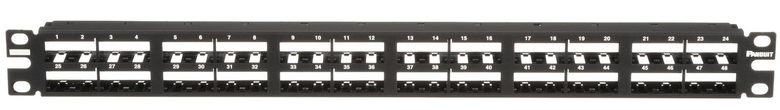 Panduit CPP48HDEWBL 48-Port Flat Mini-Com® Patch Panel, 1 RU, BL | eBay