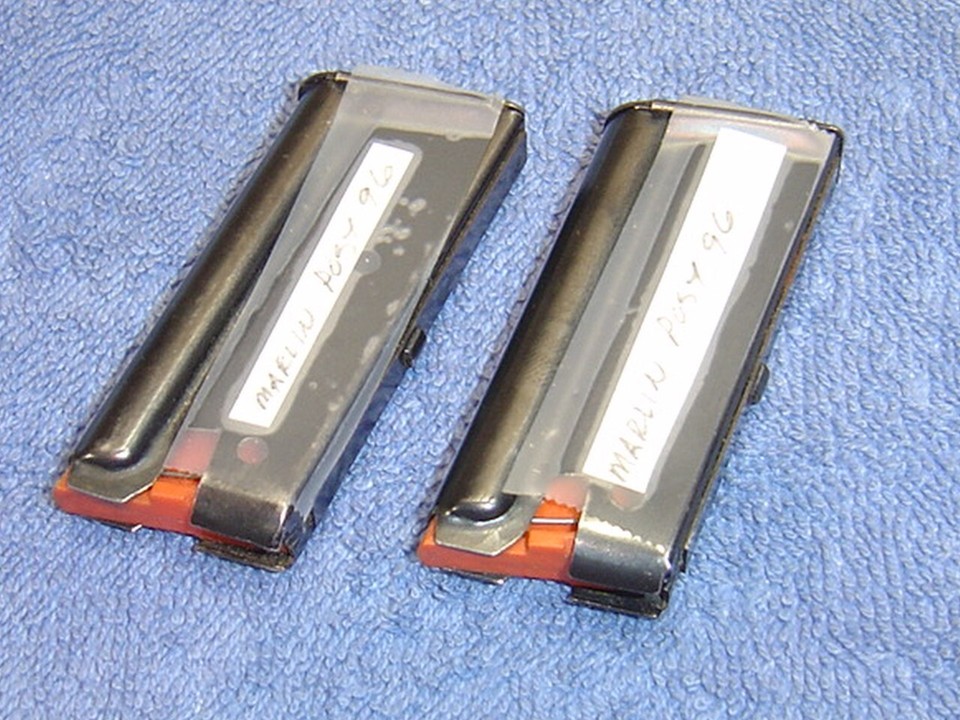PAIR USED BLUED MARLIN POST 96 22LR RIFLE MAGAZINES 7 ROUND MOD 880 25N ...
