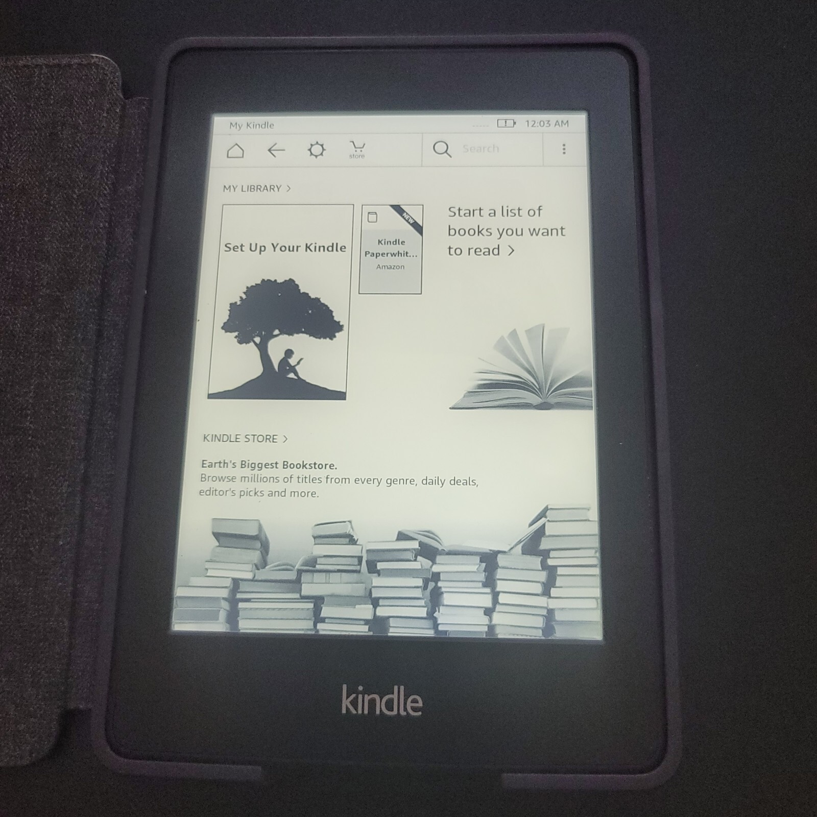 Kindle DP75SDI 2 GB Paperwhite Black Tested Working Reset