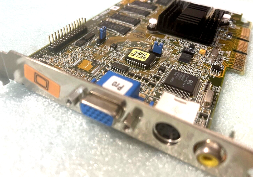 ASUS AGP-V3800 (TF) NVIDIA TNT2 16M AGP VIDEO CARD VGA, COMP SVIDEO OUT ...