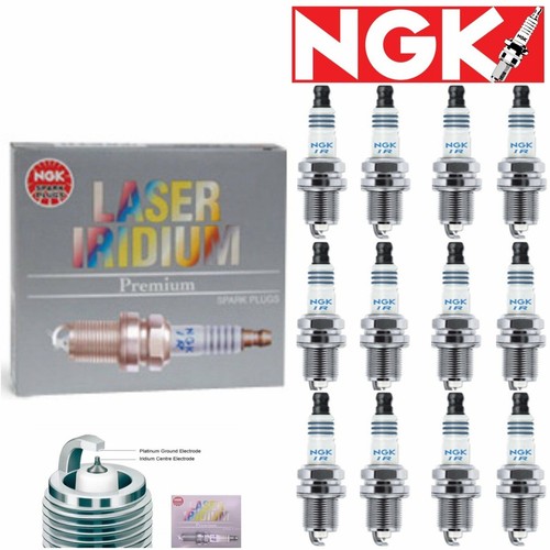 12 Pack NGK Iridium IX Spark Plugs BKR8EIX 2668 Brand NEW | eBay