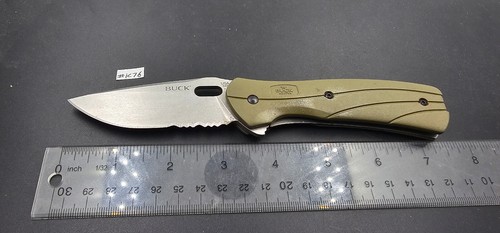 Buck 845 USA Vantage Force Select Folding Knife, Stonewashed Blade #K76 ...