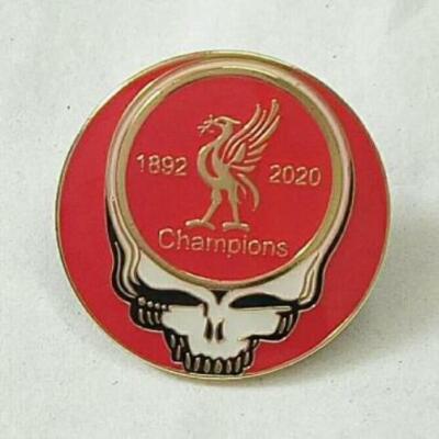 Liverpool - Lapel Pin - Grateful Dead Stealie - The Reds - 2020 Champs ...