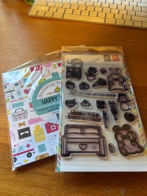 Mama Elephant and Doodlebug Design FEEL BETTER Stamps, Dies, Paper ...