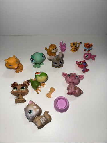 LPS Littlest Pet Shop toys & Accessories Frog Cat Pig & More Lot | eBay