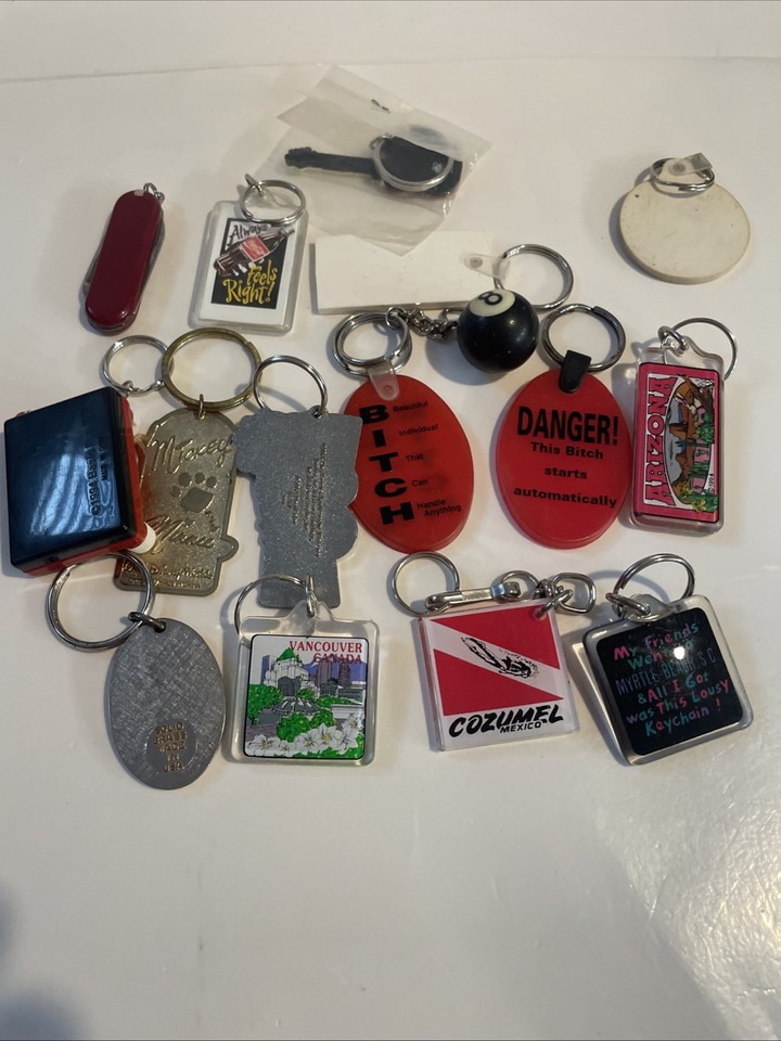 Lot Of Vintage Keychains Assorted | eBay