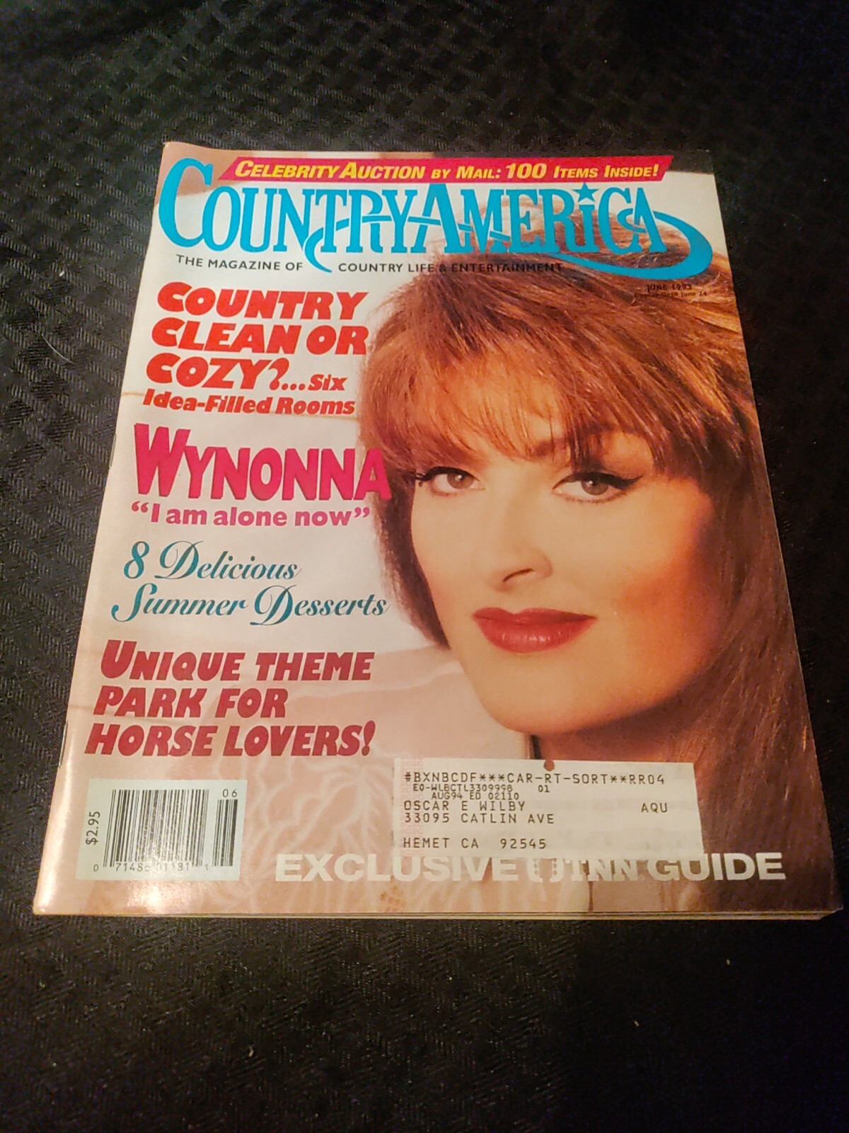 Country America Magazine June 1993 Wynonna Judd On Cover | eBay