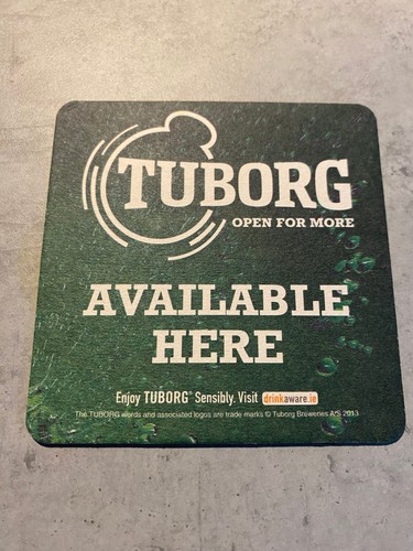 Beer mat coaster Beermat Tuborg Great Taste #1017# | eBay