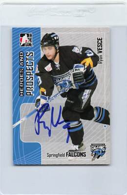 2005/06 ITG #246 Ryan Vesce Falcons Signed Auto *H1769 | eBay