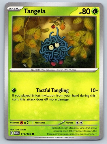 Tangela - Pokemon Scarlet Violet 151 TCG Card | eBay