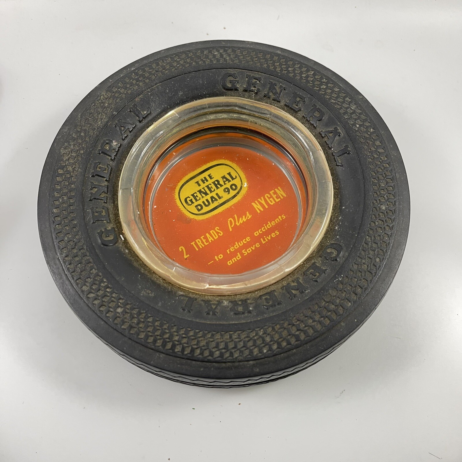 Vintage General Tire Dual 90 Advertising Ashtray | eBay