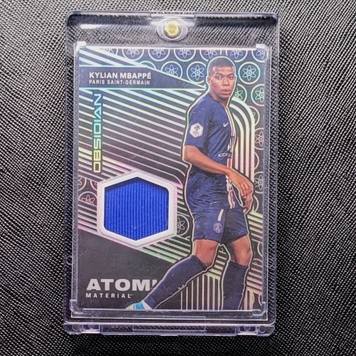 2019 Obsidian Atomic Material #/99 Kylian Mbappe Player Worn Jersey ...