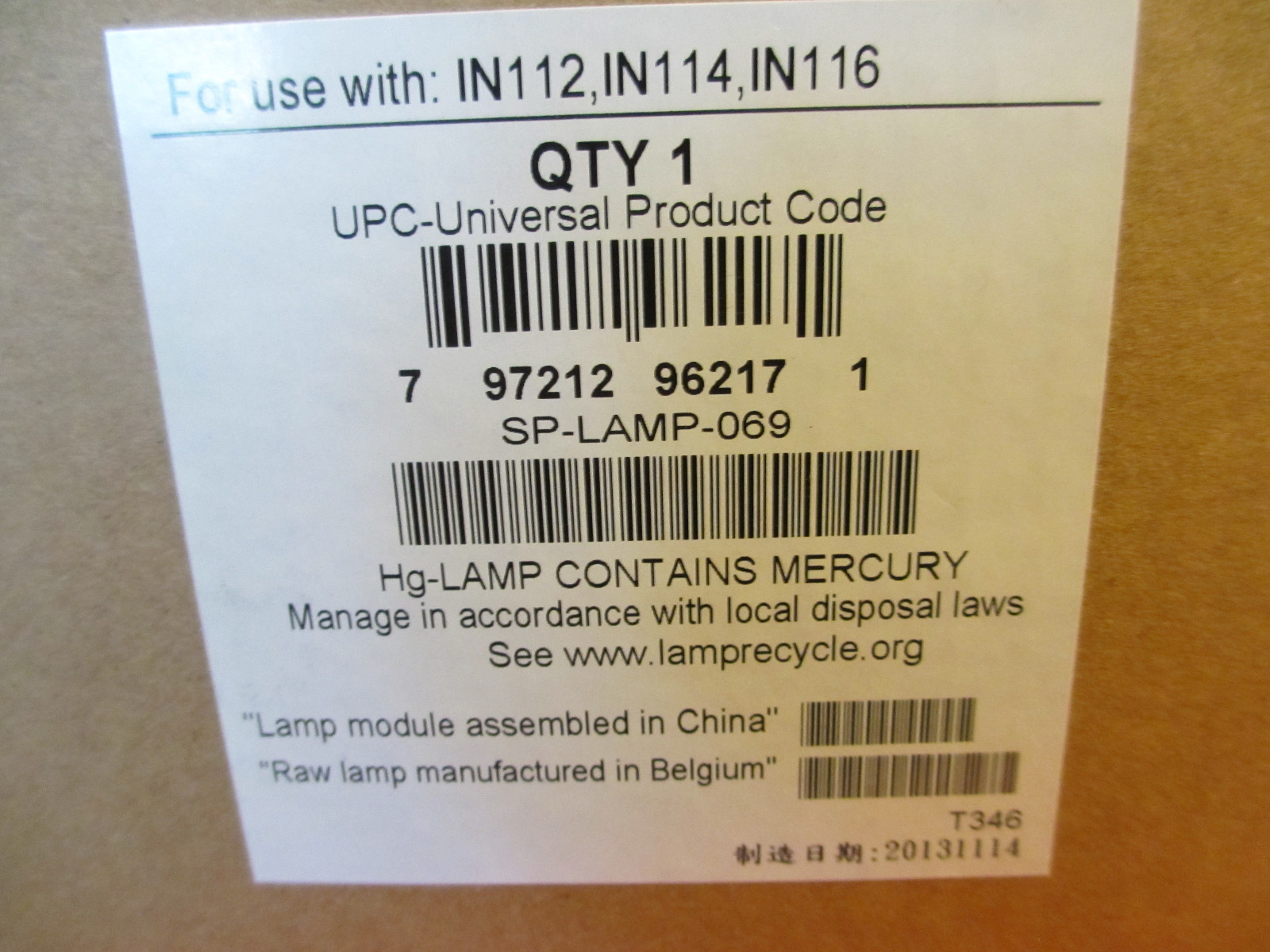 InFocus SP-LAMP-069 Lamp for sale online | eBay