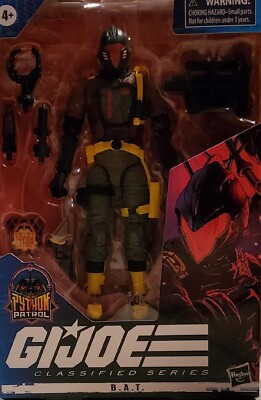G.I. Joe GI Classified 6" Hasbro Python Patrol Cobra B.A.T. BAT Target ...