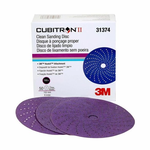 3M Cubitron II Clean Sanding Abrasive Discs - 31374 180+ 50 discs ...