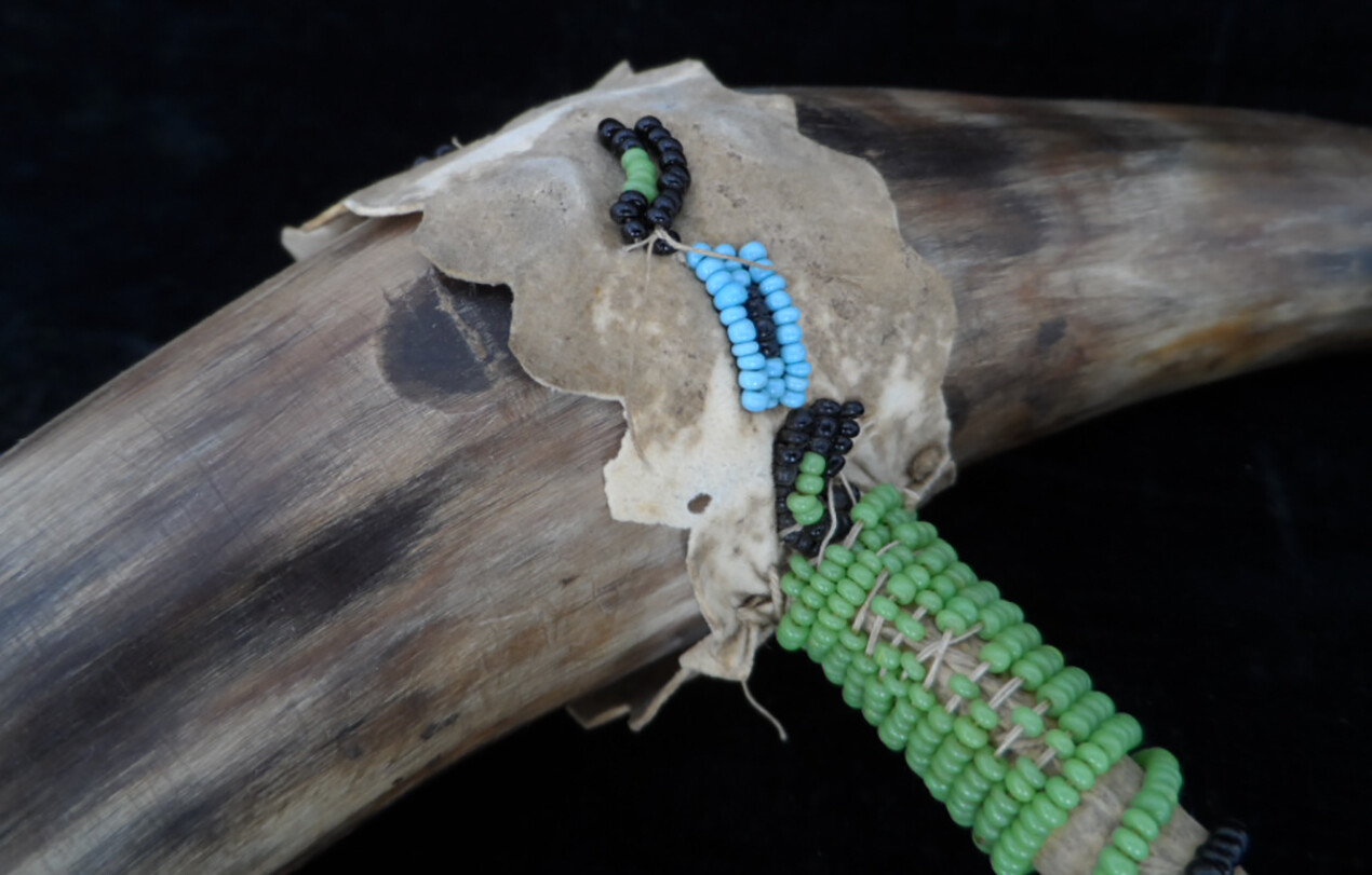 1890s American Plains Indians Ceremonial Beaded Coup Stick | eBay