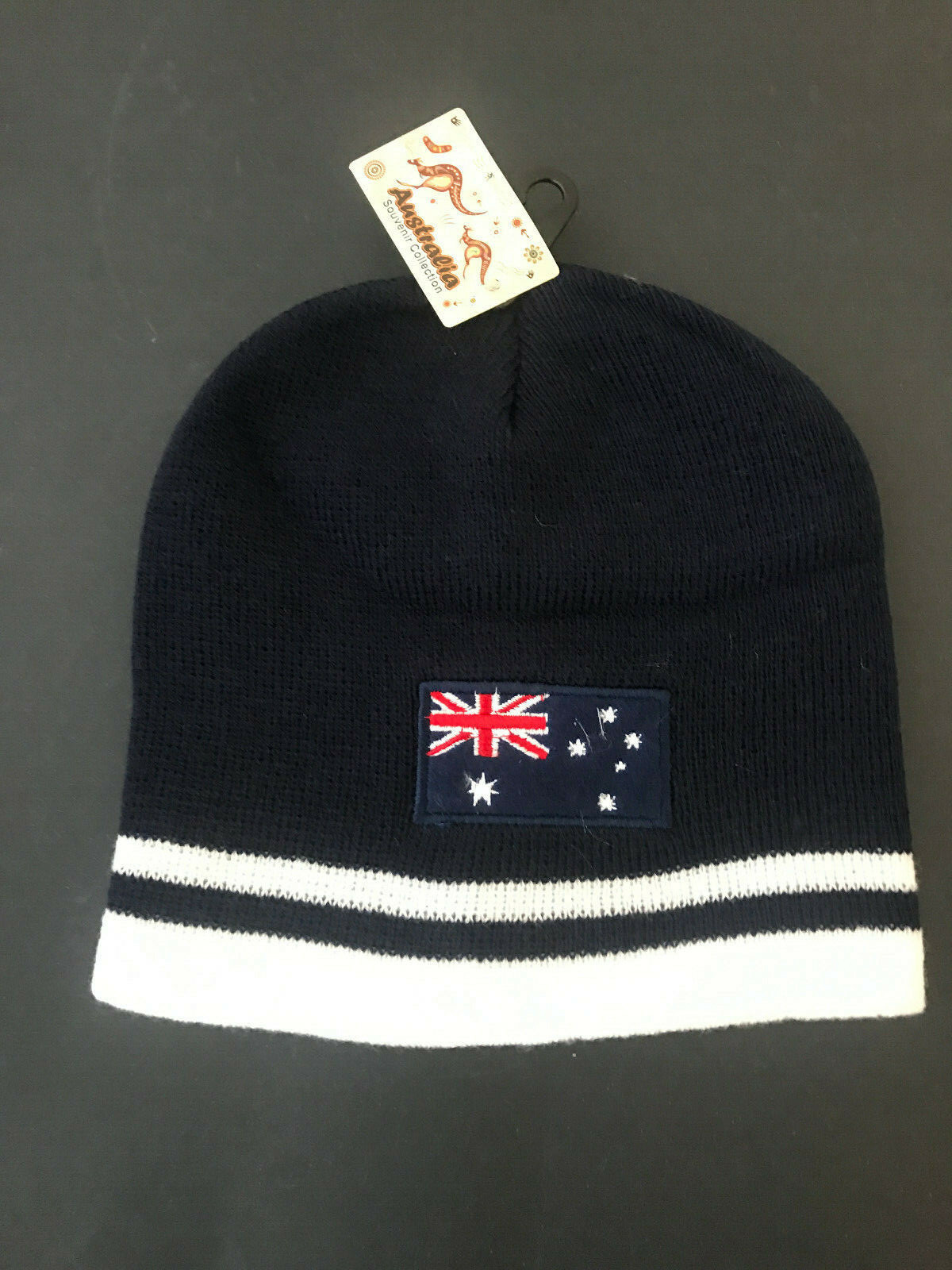 New Adults Men's Beanie Warm Hat Australian Souvenir Beanie Kangaroo ...