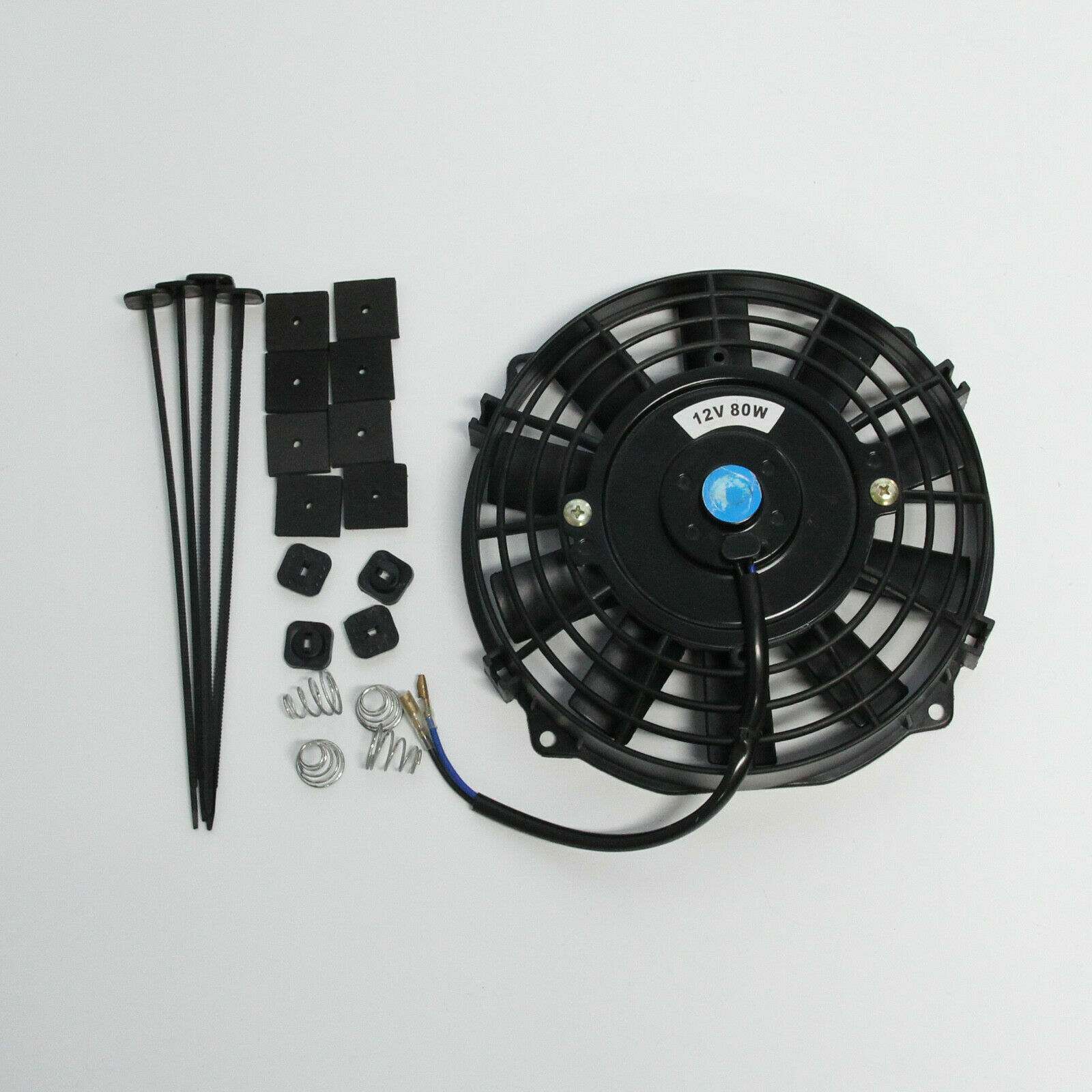 12" Inch Electric Radiator Cooling Thermal Thermo Fan + Mounting Kits ...