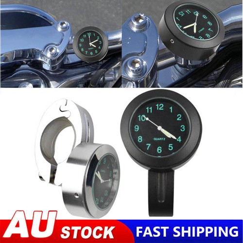 Waterproof Bike Handlebar Clock Motorcycle Motorbike Handlebar Mount ...