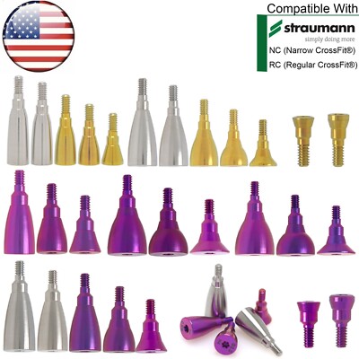 US Dental Straumann NC/RC Healing Abutments Conical Closure Cap Fit ITI ...
