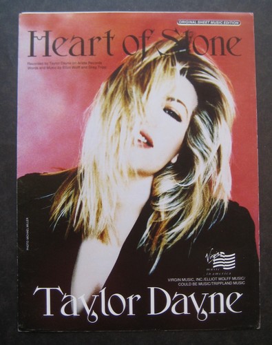 Heart of Stone by Taylor Dayne sheet music | eBay