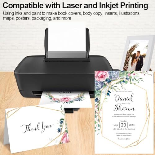 White Cardstock 8.5 x 11, 230gsm Cover Paper, 85 Lb Heavy | eBay