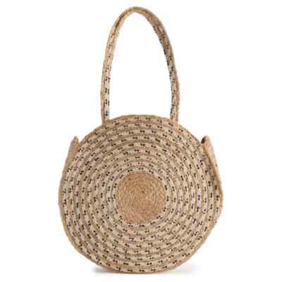 Phoebe Round Braided Jute Shoulder Bag ~ Circus by Sam Edelman - NWT | eBay