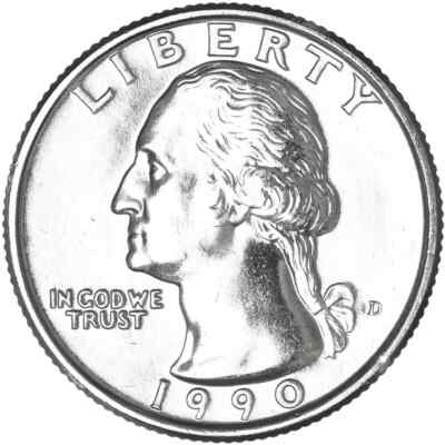 1990 D Washington Quarter Uncirculated US Mint | eBay