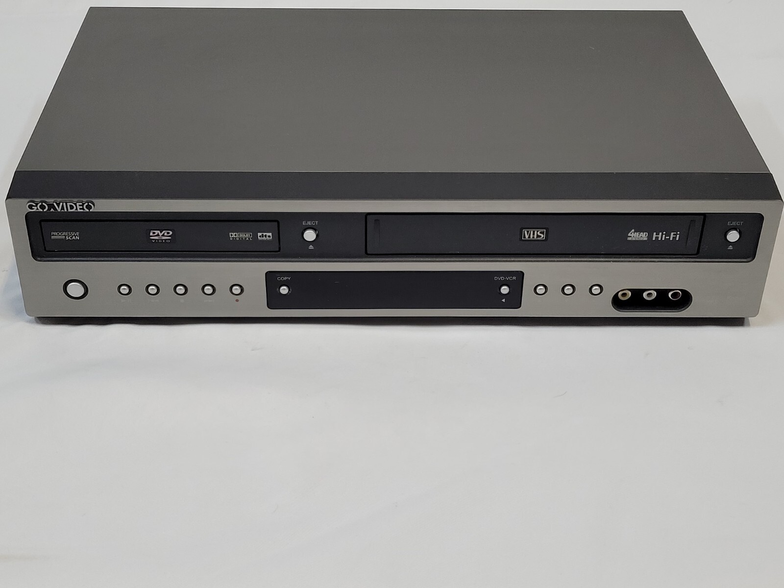 Go Video DV2130 VCR DVD Combo Dual Deck VHS Recorder Player no remote ...