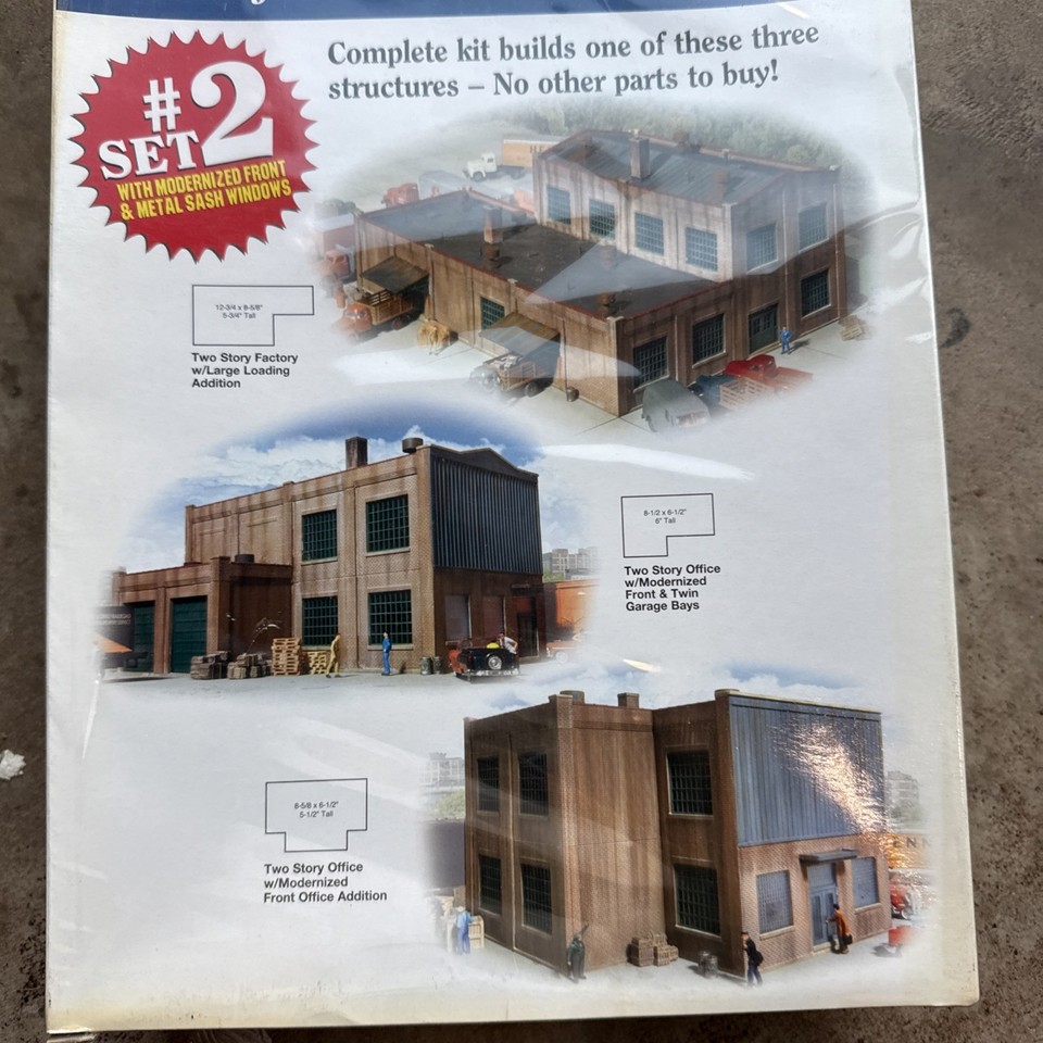 Walthers 933-3752 HO Modulars 3-in-1 Building Set # 2 Cornerstone ...