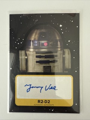2019 Topps Star Wars Journey Rise Of Skywalker - Jimmy Vee R2-D2 Auto /99 | eBay