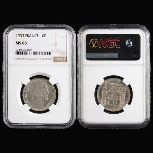 1933 FRANCE 10F NGC MS 63 | eBay