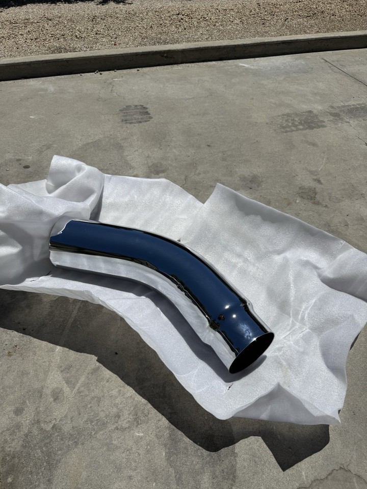 5-6 Inch Chrome Exhaust Elbow Stainless Steel | eBay