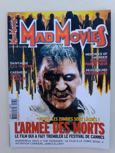 MAD MOVIES - NUMÉRO 165 - DAVID CRONENBERG - JAMES ELLROY | eBay