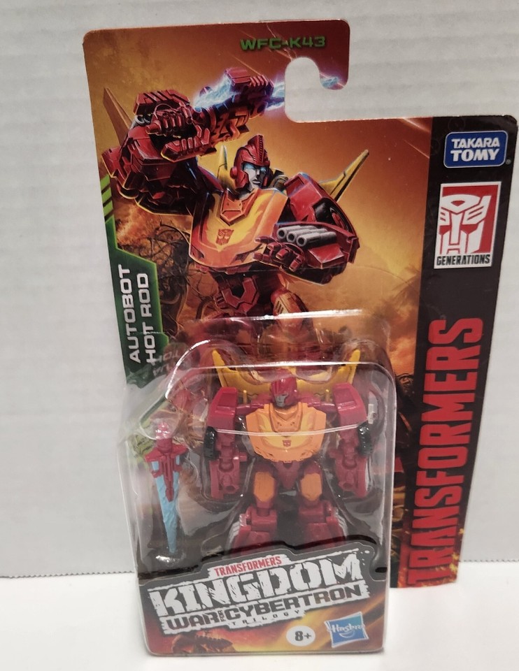 Transformers Hot Rod WFC-K43 War for Cybertron Trilogy Kingdom Hasbro ...