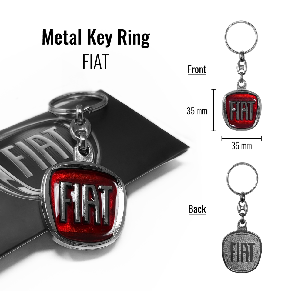 Keychain for Fiat Logo Official Metal | eBay UK