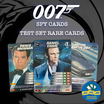 James Bond 007 Spy Cards TEST SET - COMMANDER RARE SINGLES - Restocked ...